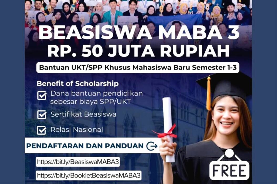 Pendaftaran Online Beasiswa MABA 2025 Dibuka untuk Mahasiswa S1, Ini ...