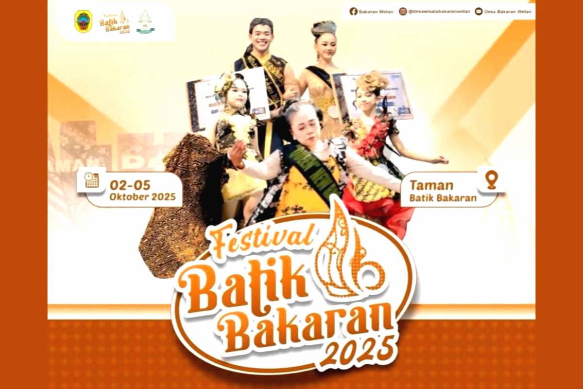 Festival Batik Bakaran 2025 Pati Segera Hadir, Simak Rundown Acaranya ...