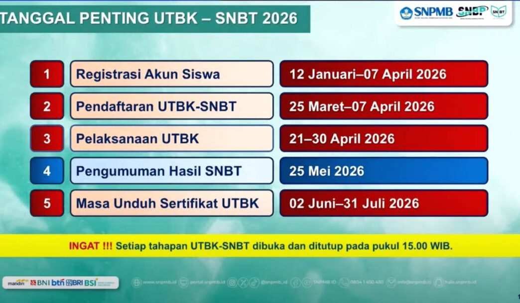 Panduan Daftar UTBK SNBT 2026 di Portal SNPMB, Cek Jadwal dan Syaratnya ...
